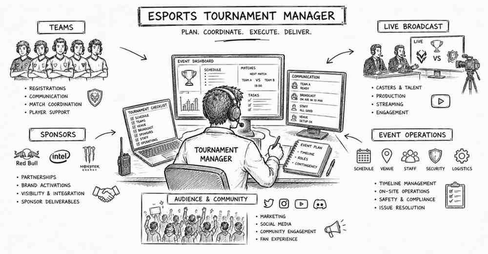 Gaming & Esports Careers: Streaming & Tournament Management